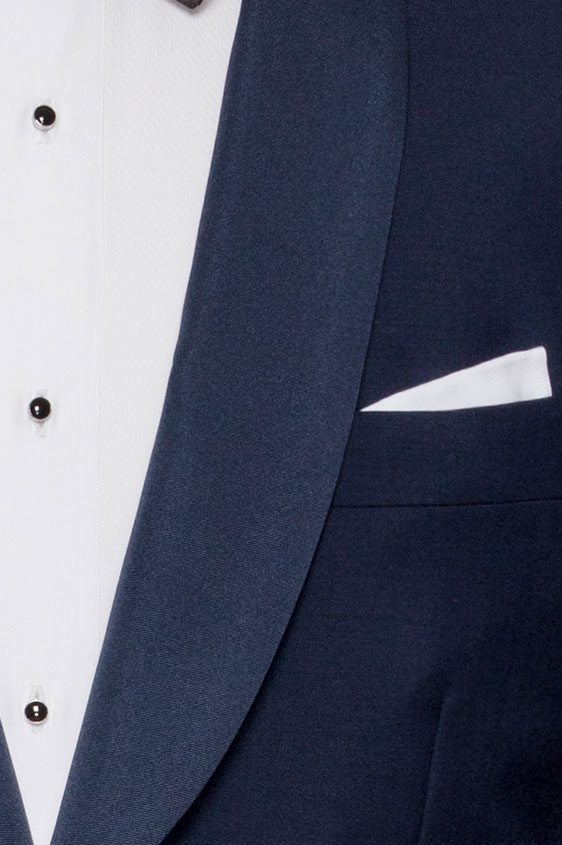 Neapolitan blue tropical wool&mohair tuxedo | Icon Custom Suits